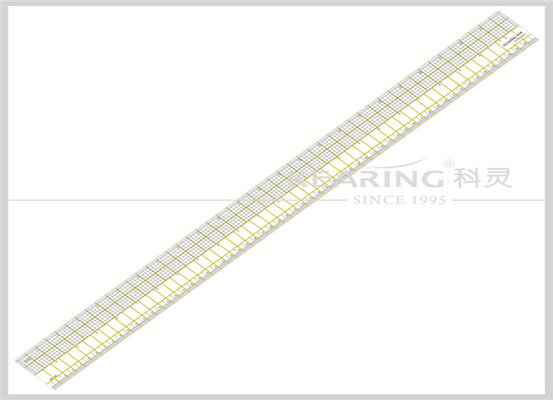 Luxury rigid acrylic material Patchwork Quilting Rulers kearing brand with laser cut # KPR2402