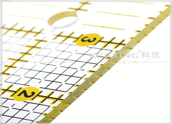 Screen printing quilters square rulers  with kearing brand KPR65D