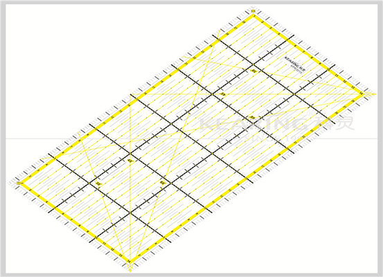30 x 5 cm Patchwork Quilting Rulers Acrylic Plastic  for Sew Handicraft Design KPR3015