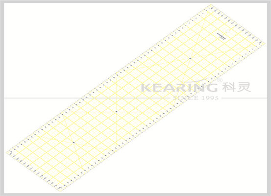 60 * 16 cm Plastic Patchwork Quilting Rulers with Sew Lines Metric Scale for Tailors # KPR6016