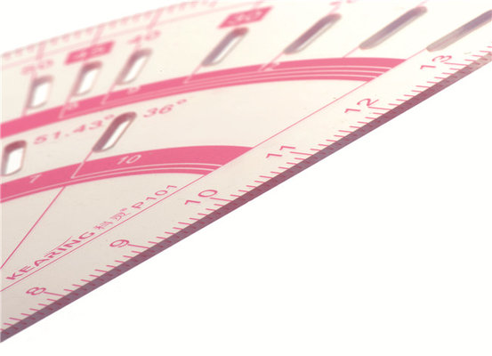 15cm Flexible Plastic Protractor with Sandwich Line Scale Markings 180 Degree P101
