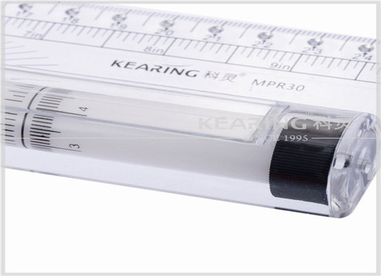30cm / 12'' Plastic Parallel Rolling Ruler MPR30 Kearing Brand