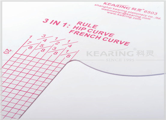 Kearing 20'' / 28'' Imperial Vary Form Curve Ruler 6503 , Soft Plastic French Curve