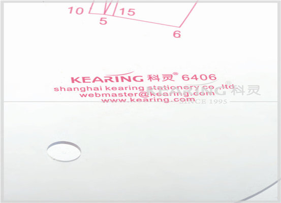 Clear Plastic Garment Ruler / Durable Fashion Design Kearing Brand