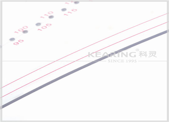 Kearing brand 1.2mm thickness plastic vary form curve ruler with seam allowance # 6405
