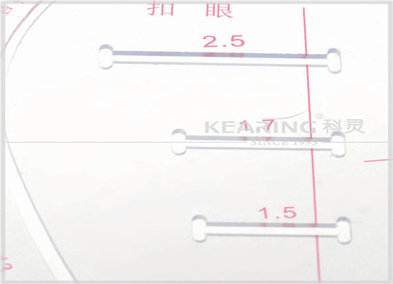 6403 Durable Vary Form Curve Ruler Sandwich Line with Button Holes