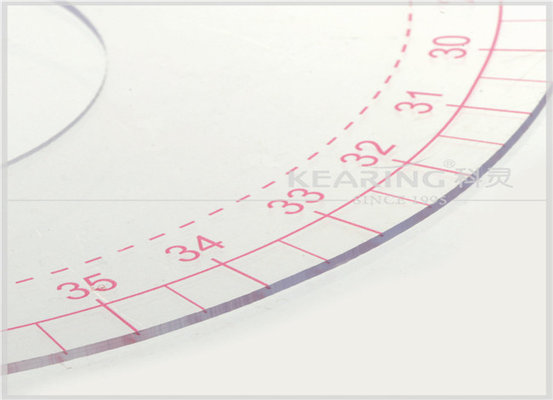 40 cm Metric Plastic Pattern Making Curve Ruler with Sandwich Line Scales for Sew 6040