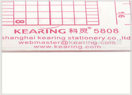 L Ruler 8 inch Imperial Clear Plastic L Shaped Ruler for Fashion Design 5808