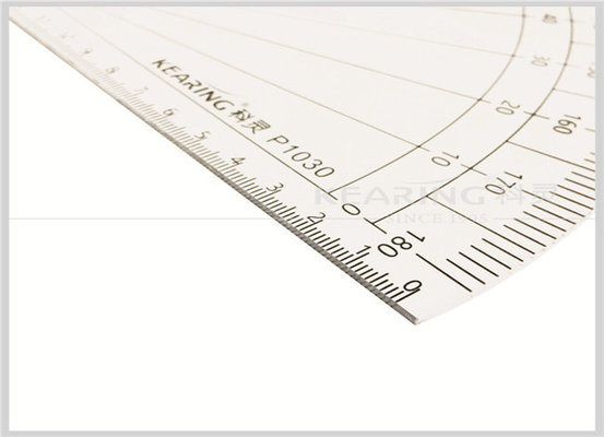 Kearing Half Moon Shaped Rigid Plastic professional protractor 30cm for Sewn Tailor Fashion Design Usage P1030