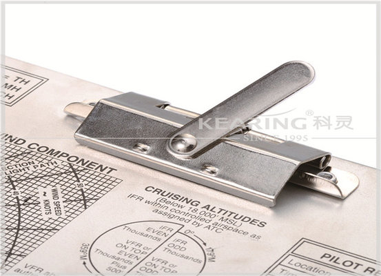 Pilot Students Flight Training VFR Kneeboard A4 Size Metal Clipboard with Clip