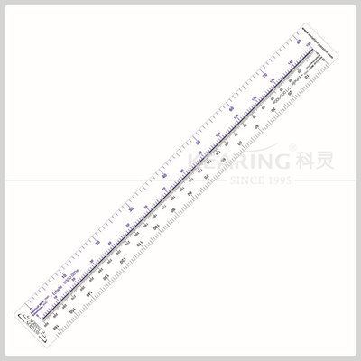 Flexible Plastic Aviation Nautical Miles Scale Ruler 34 x 320 cm