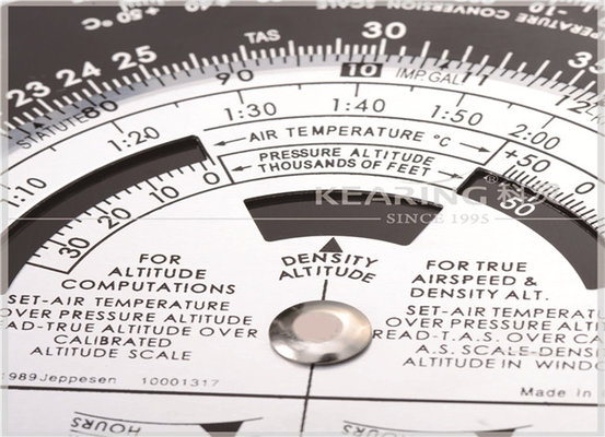 Multi Metal Aviation Slide Rule for Flight Training School Students / Flight Computer KNMP-1