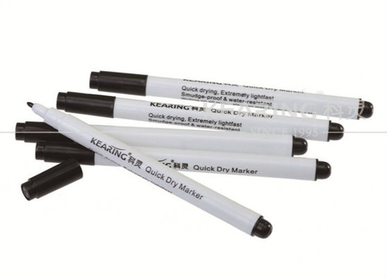 13.7cm long black ink quick dry marker write on surface QB10