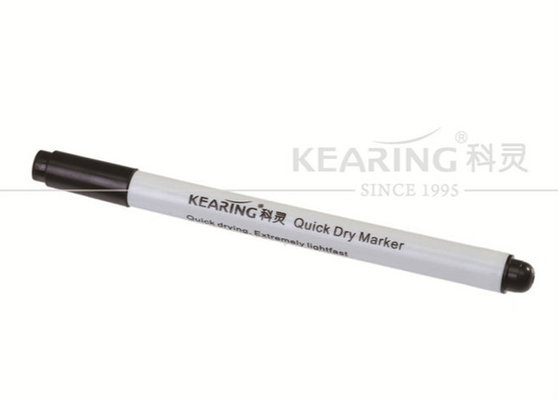 Oil based ink 1.0mm fiber tip permanent non washable quick dry marker with black ink QB10