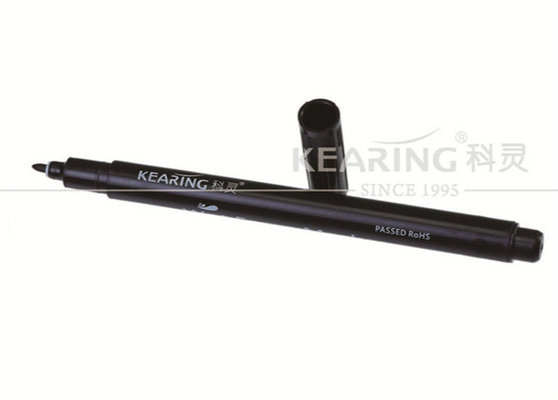 WE20 Fiber tip wet erase pen write on the surface of plastic glass