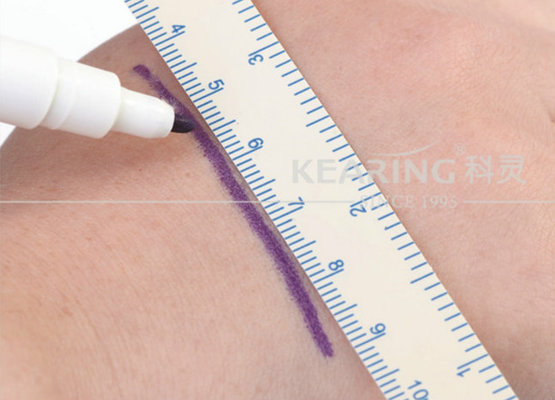 One - Off Surgical Skin Marking Pen with Ruler inside Steriled OPP Bag