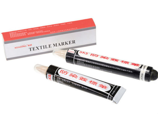 Toothpaste Shaped Yellow Textile Marker for Long Time Making in Knitting & Dyeing Industry