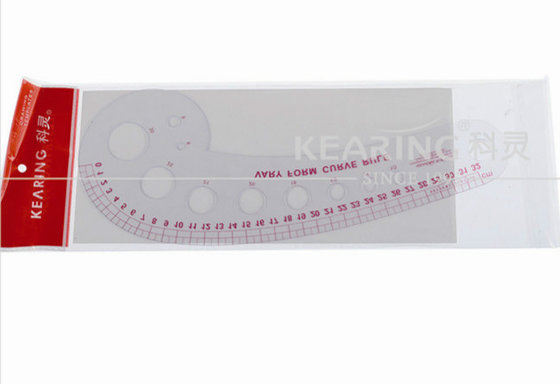 Flexible curve ruler  Comma Shaped with Sandwich Line Scales 32 cm 6132