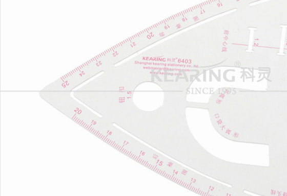 Kearing brand sandwich line printing metric vary form curve ruler for pattern making# 6403