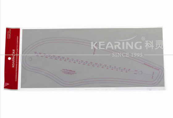 Kearing brand 1.2mm thickness plastic vary form curve ruler with seam allowance # 6405