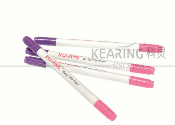 kearing brand double tip violet+pink auto disappear fabric Air erasable marker#AT10-VP