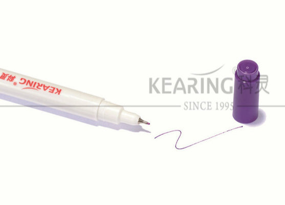 Violet Erasable Markers 0.5 mm metal tip Air Erasable Pen for Fabric Short Time Marking # AV05