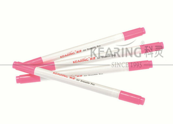Kearing Pink Color Air Erasable Markers Pen Temporary Marking on Sewn Clothes 1.0mm & 0.5mm Tip