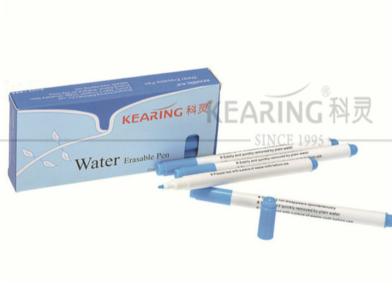Kearing 1.0mm tip blue color Erasable marker on easily removed by water clothes # WB10