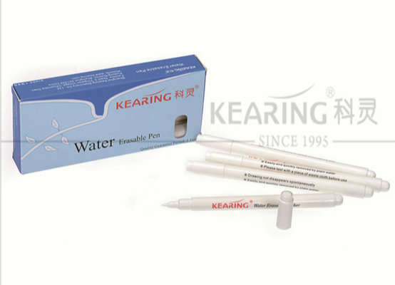 White Color Water Erasable Markers Pens Customized 1.0mm Tip Size