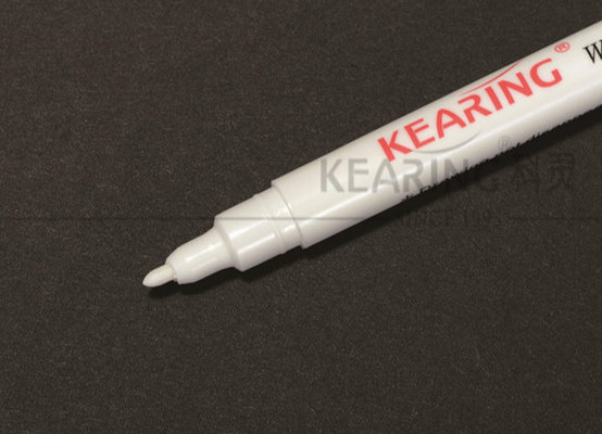 White Color Water Erasable Markers Pens Customized 1.0mm Tip Size