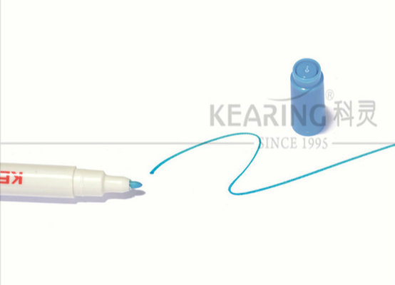 WB1005 Dual Tip Blue water erasable marker pen ASTM D4236 Quality Stand