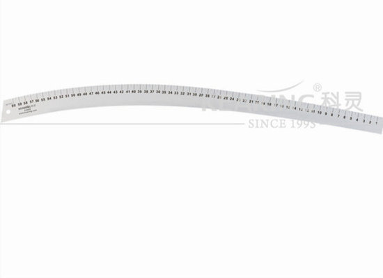 6360A 60cm Garment Ruler Aluminum Metric Curve for Sew Design / Studio