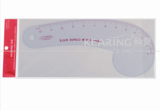 Kearing brand screen printing 12inch metal garment ruler for pattern making# 6112A