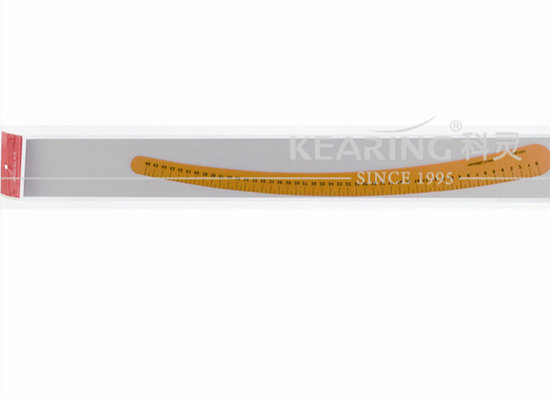 Kearing brand 46cm screen printing plastic garment ruler for fashion design# 6346B