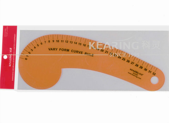 Kearing brand 32cm screen printing plastic garment ruler for fashion student# 6132B