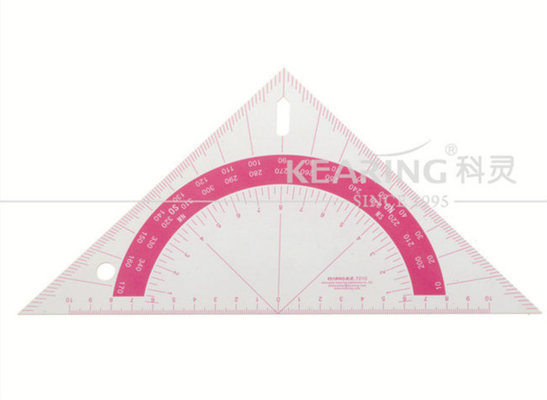1.2mm thickness triangle ruler for quilting , quilting triangle ruler