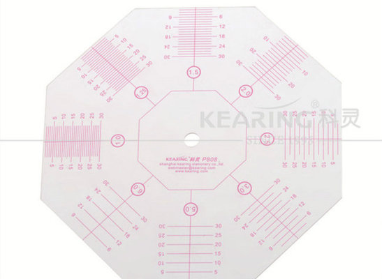 Flexible Plastic Kearing Rulers with sandwich line printing P808