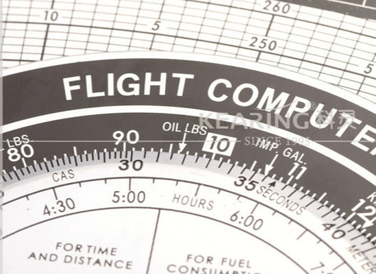 Multi Metal Aviation Slide Rule for Flight Training School Students / Flight Computer KNMP-1