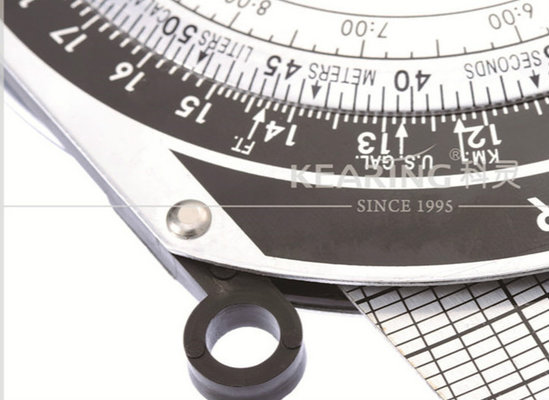 Multi Metal Aviation Slide Rule for Flight Training School Students / Flight Computer KNMP-1