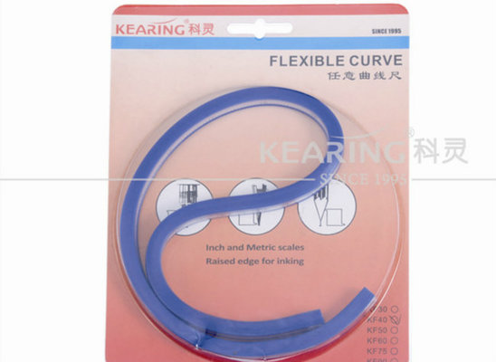 40cm fashion design Flexible Helix Plastic French Curve Ruler KF40