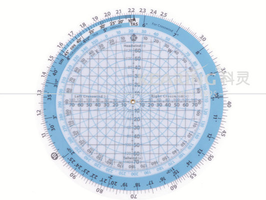 Plastic Circular Flight Planning Computer for Performing Flight Calculation  E6B-CIRC