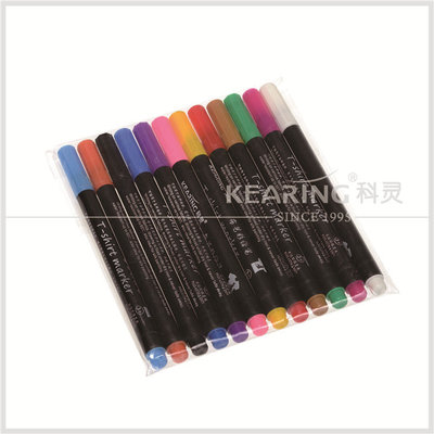 Regular nib Fabric paints water based 20 colors permanent textile marker pens