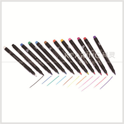 Regular nib Fabric paints water based 20 colors permanent textile marker pens