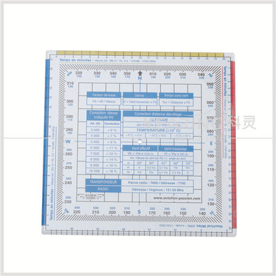Durable Plastic Square Navigational Protractor Pilot Flight Training Protractor Plotter