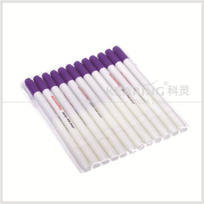 Kearing Air Erasable Marker Violet color Dual Tips with Eraser for Short Time Marking on Fabric