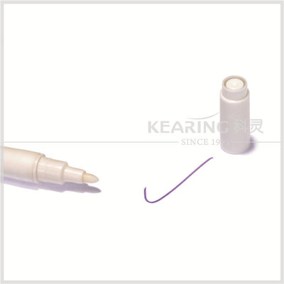 Kearing Air Erasable Marker Violet color Dual Tips with Eraser for Short Time Marking on Fabric