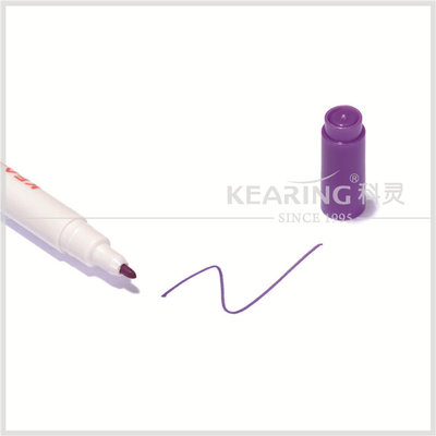Kearing Air Erasable Marker Violet color Dual Tips with Eraser for Short Time Marking on Fabric
