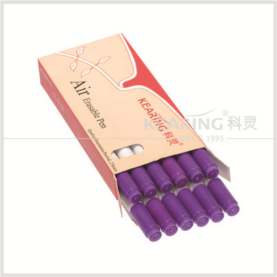 Violet Fabric Erasable Markers Auto Disappear with Non - toxic PP Material