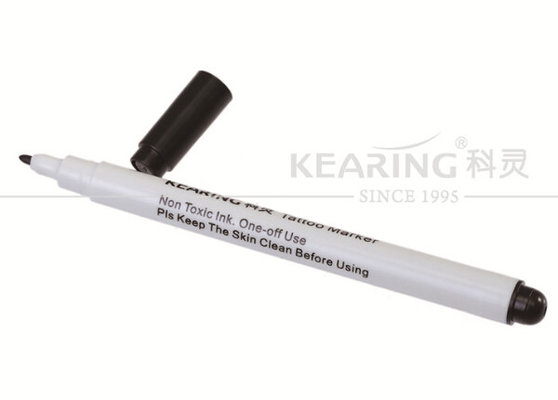 DIY Tattoo Surgical Skin Marker with Fine Tip for Funny Drawing on Body Skin Black Brown Colors