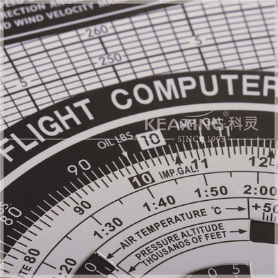 Aviation Flight Computer Plastic Wheel E6B Plotter with Cardboard for Classroom Pilot Students
